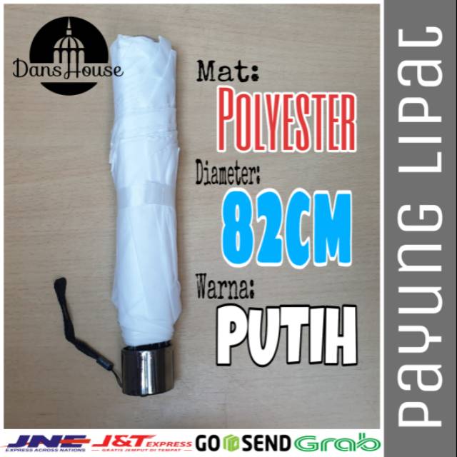 Jual Payung Lipat Putih Travel Perlengkapan Haji Dan Umroh | Shopee ...