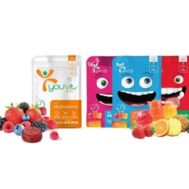 Jual MULTIVITAMIN YOUVIT FOR LIFE PAKET SEMINGGU (ISI 7 GUMMIES) & PAKET HEMAT 30 HARI (ISI 30 ...