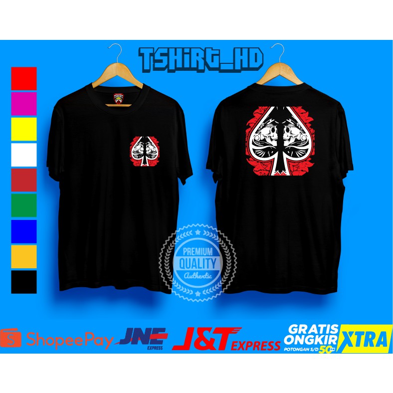 Jual Baju Kaos New Skull Stussy Depan Belakang 100% Original | Shopee ...