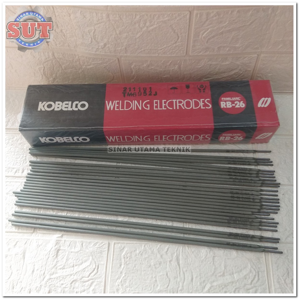 Jual Kawat Las kobelco RB26 2.6mm X 350mm per 1 kg | Shopee Indonesia