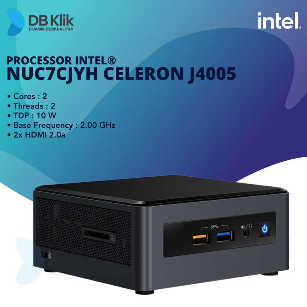 Jual Mini PC Intel NUC7CJYH Celeron J4005 - NUC Intel NUC7CJYH | Shopee ...