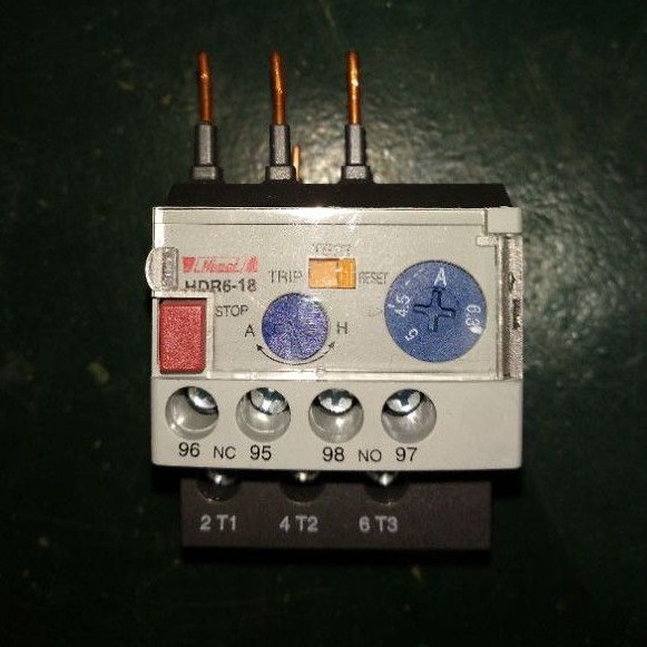 Jual HIMEL Thermal Overload Relay HDR6186P3 (4.50 - 6.30A) | Shopee ...