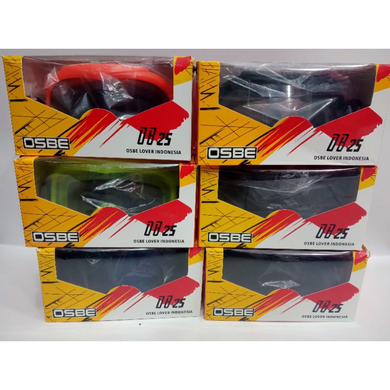 Jual Gogel Cross Merk OSBE OB25 Helm Cross Warna | Shopee Indonesia