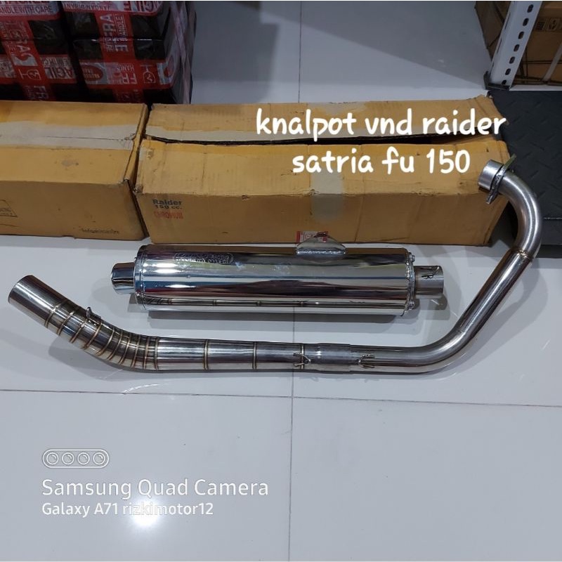 Jual KNALPOT RACING VND TSUKIGI SUZUKI SATRIA FU 150 | Shopee Indonesia