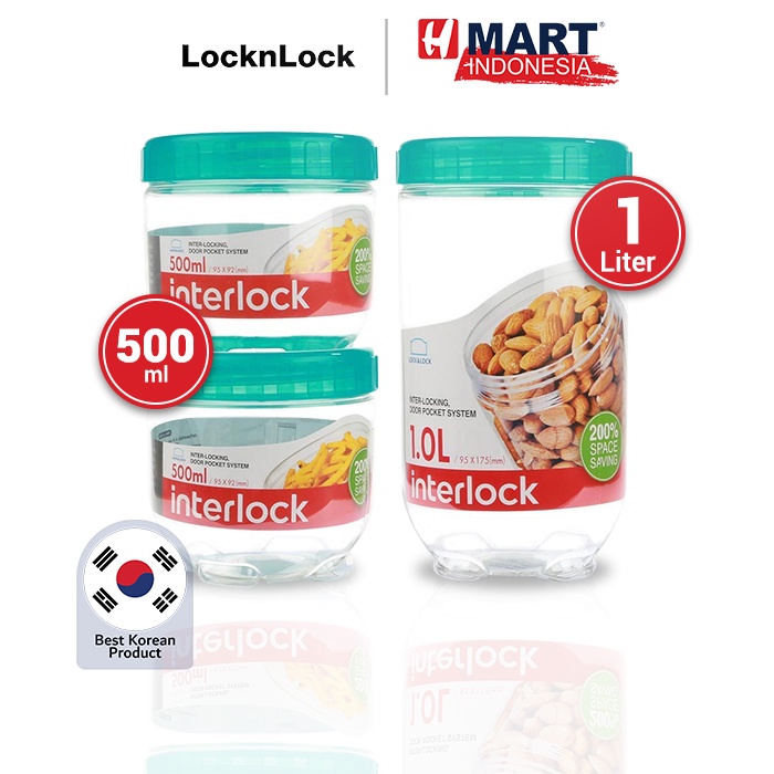 Jual LocknLock Food Container Interlock Set 3pcs | Shopee Indonesia