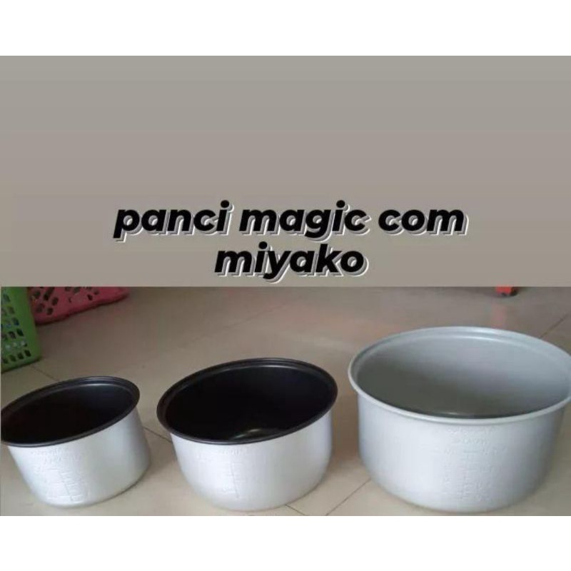 Jual Panci Magicom Miyako 0,6 ,1,2, 1,8 liter | Shopee Indonesia
