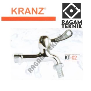 Jual Kranz Kran Tembok KT 02 1/2 Keran Air Taman Nepel Selang Corong Engkol Chrome Sanitari ...