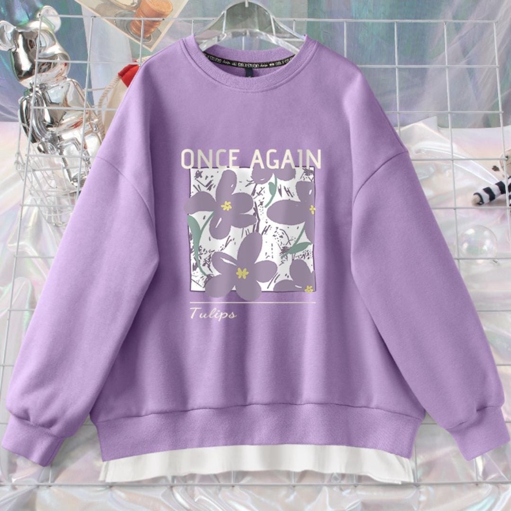 Jual LILAC VERSION SWEATER CREWNECK PECINTA UNGU | Shopee Indonesia