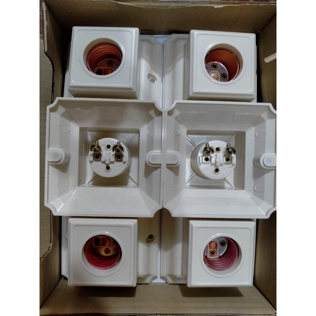 Jual BROCO 1210 Fitting lampu Plafon ( 1 box isi 12 Pcs) Paket Hemat ...