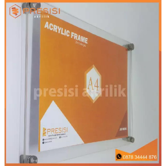 Jual Frame Akrilik A5 / Mount Dinding Akrilik / Bingkai Figura Frame A5 ...