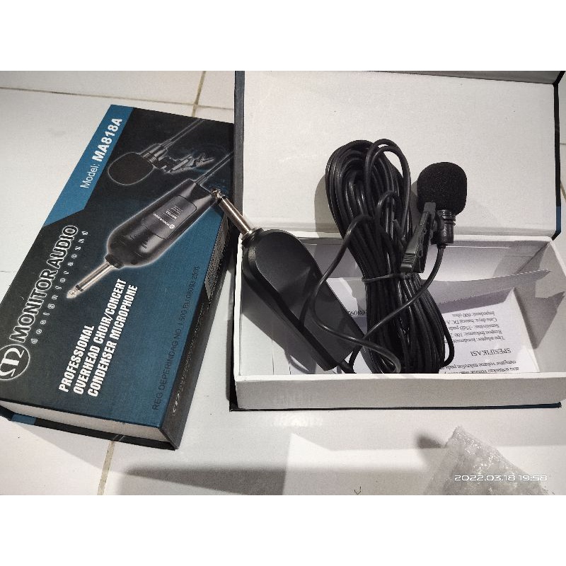 Jual mic jepit monitor audio cocok buat imam masjid atau buat acara ...