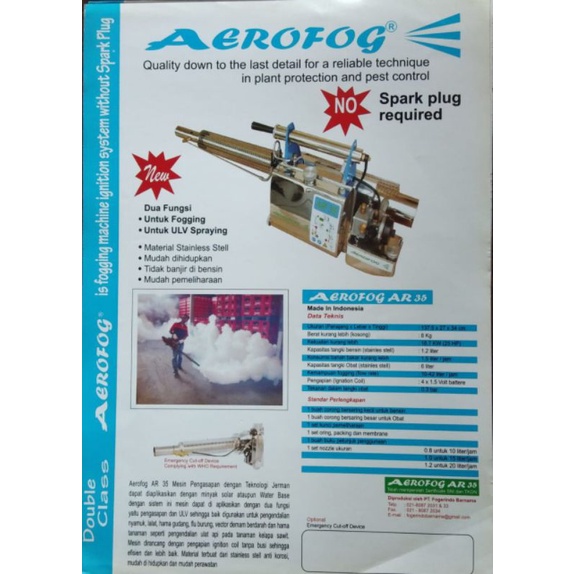 Jual Mesin Fogging AEROFOG/FOGGING AEROFOG/MESIN FONGGING | Shopee ...