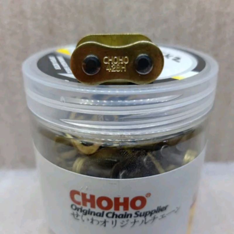 Jual Sambungan Rantai 428 H Gold-Motor Scorpio/Byson/Satria 120/2 Tak ...