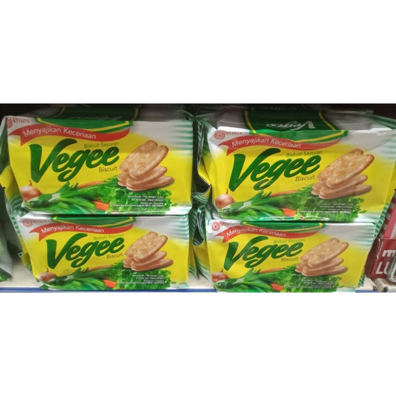 Jual Nissin Vegee Biscuit 135 Gr - Biskuit Gurih Sayur | Shopee Indonesia