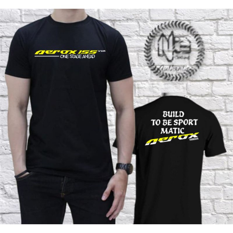 Jual Kaos Aerox/Baju Aerox/Tshirt Yamaha Aerox02 | Shopee Indonesia