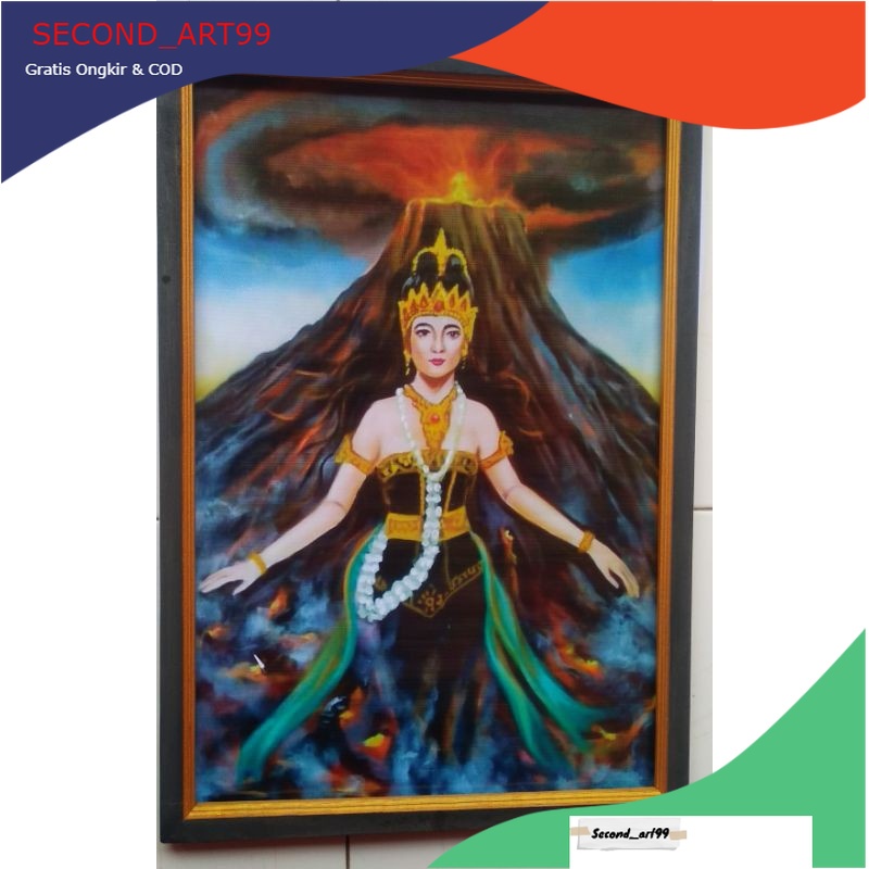 Jual Wall decor Lukisan murah poster murah hiasan dinding gambar dewi ...