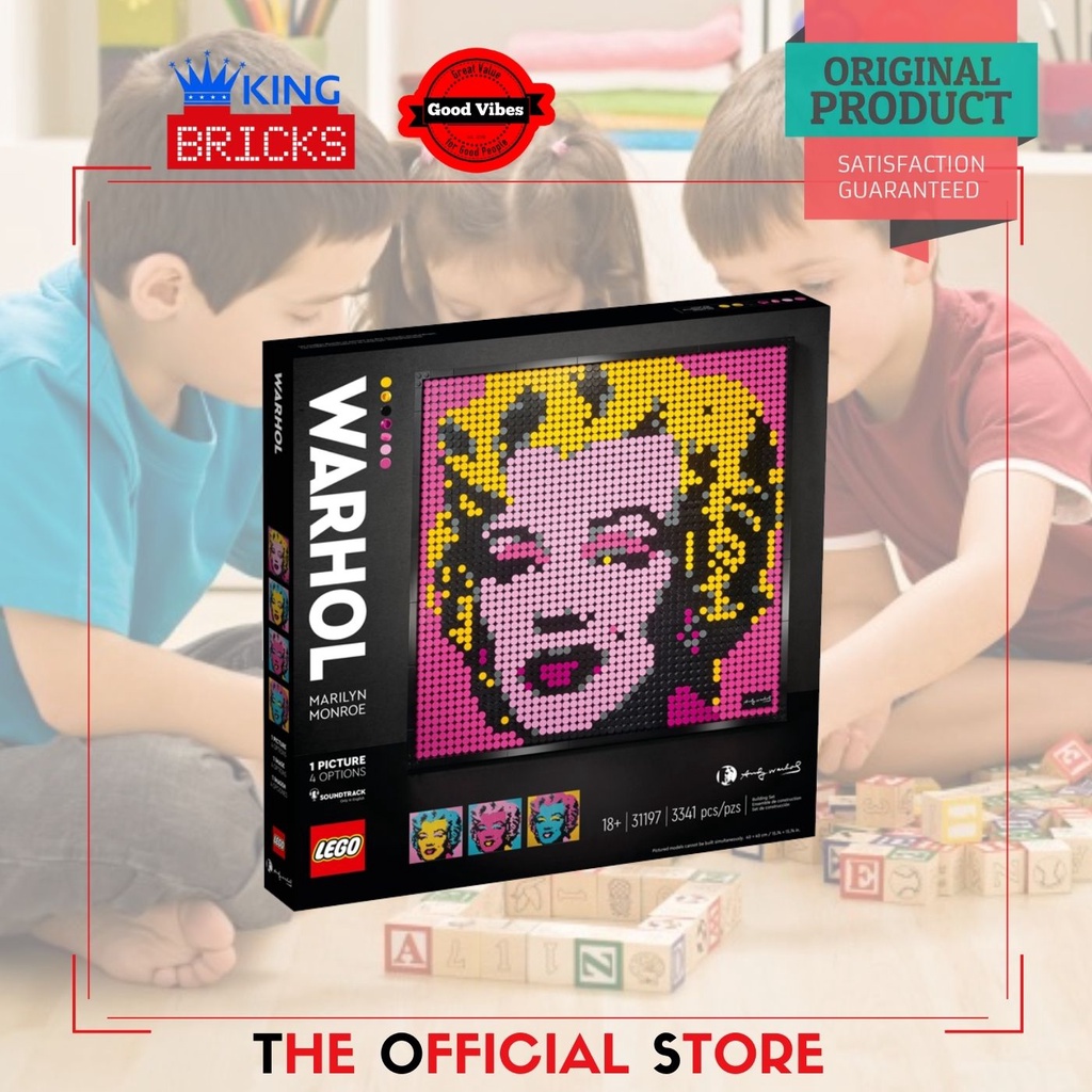 Jual LEGO Original ART 31197 Andy Warhols Marilyn Monroe - Mainan ...