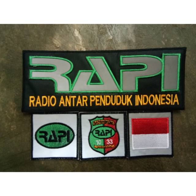 Jual Logo bordir Rapi 1set (Radio antar penduduk indonesia) | Shopee ...