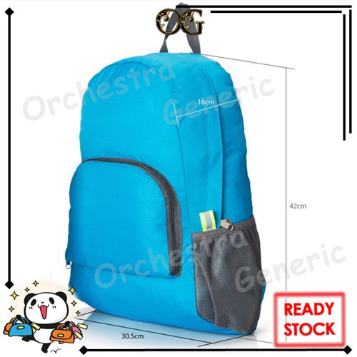 Jual Foldable Backpack Ringan Ransel Goddie Bag Sekolah Anak Punggung ...
