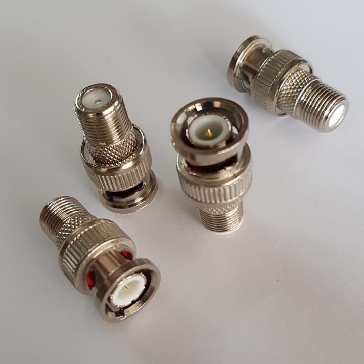 Jual RF Coaxial Adapter BNC Male to Jack F Drat Connector Plug Fast Ship | Shopee Indonesia