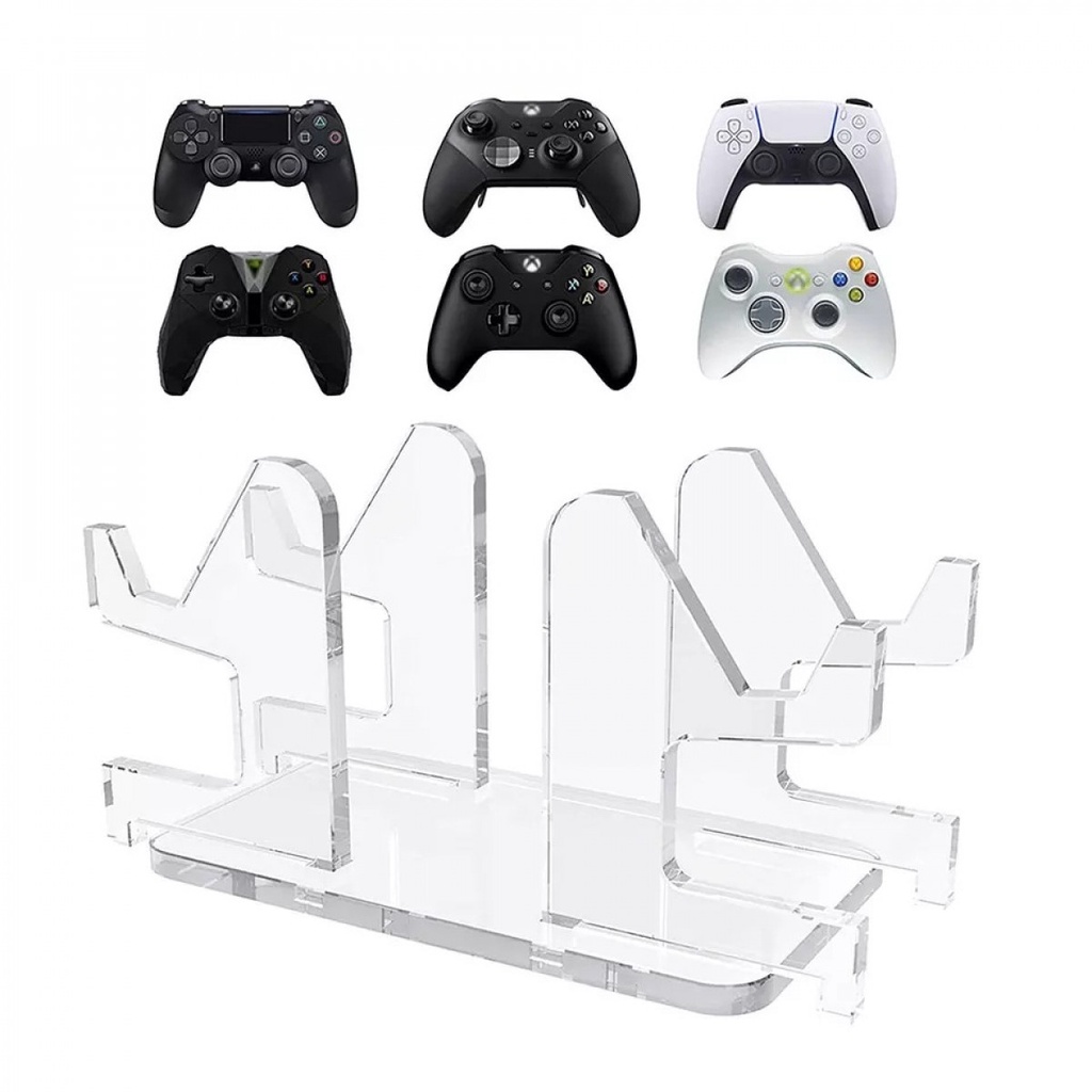 Jual Horizontal Dual Controller Stand Holder PS4 PS5 Dualsense ...