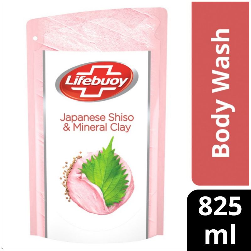 Jual Lifebuoy Japanese Shiso & Mineral Clay 825 ml - Sabun Mandi Cair ...