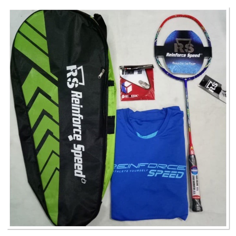 Jual Raket Badminton RS ISO POWER 111 lengkap bonus Tas+Grip+Kaos ...