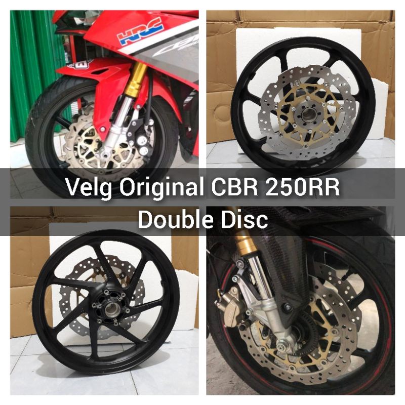 Jual Velg Double Disc CBR 250RR + Piringan Cakram CBR 250 RR pelek ...