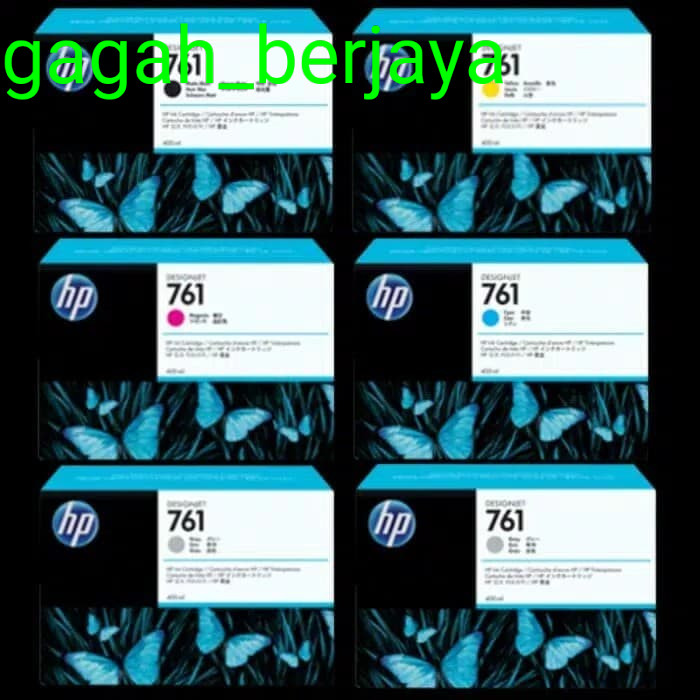 Jual Tinta Hp Plotter 761 Colour Original | Shopee Indonesia