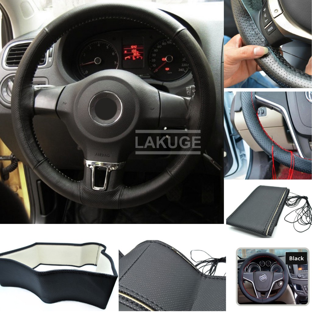 Jual Cover Setir Mobil Kulit DIY Dengan Alat Jahit | Shopee Indonesia