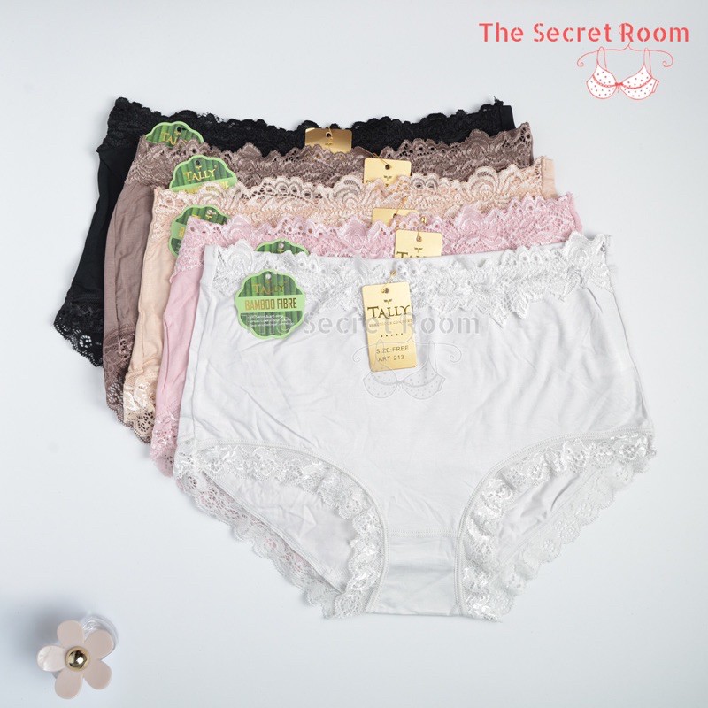 Jual TALLY CD CELANA DALAM 213 I FIT XXL | KATUN BAMBOO | RENDA | FREE SIZE | Shopee Indonesia