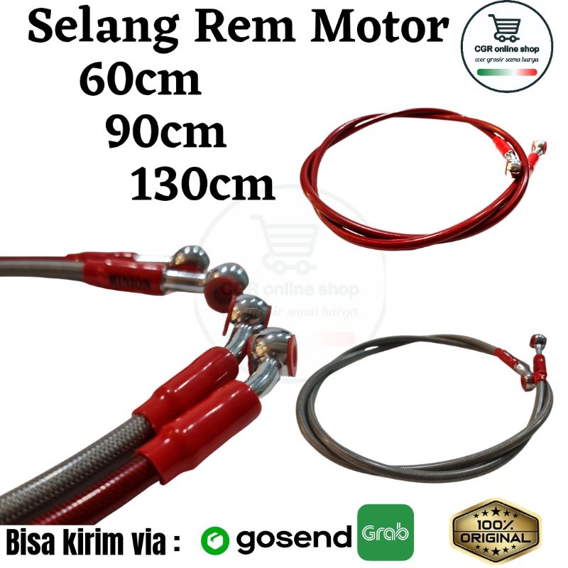 Jual SELANG REM DEPAN 90CM 130CM SELANG REM BELAKANG 60CM SELANG REM ...