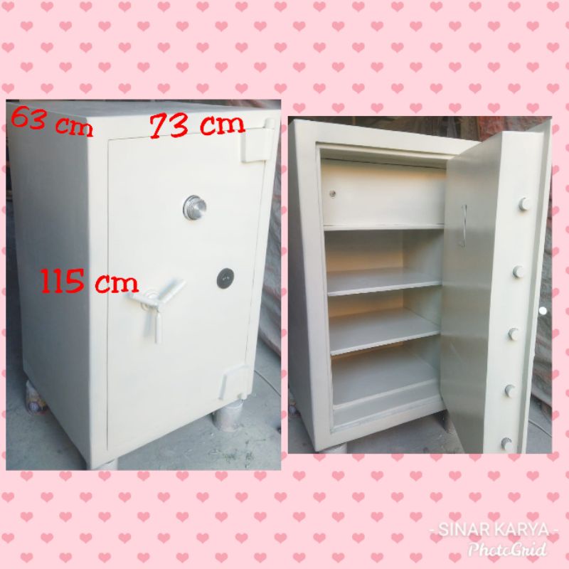 Jual Brankas A4 kunci LN murah Brangkas tinggi 1 meter Brandkas bekas ...