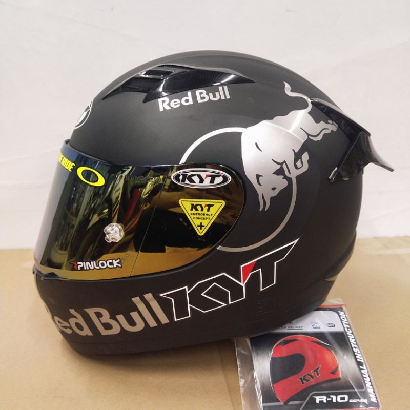 Jual Helm full face r10 black doft paket ganteng(gratis visor original ...