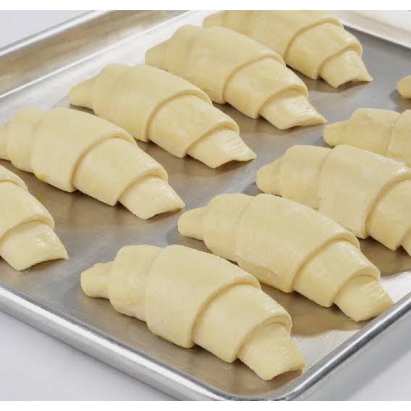 Jual frozen mix butter croissant croffle dough adonan beku 30gr isi ...