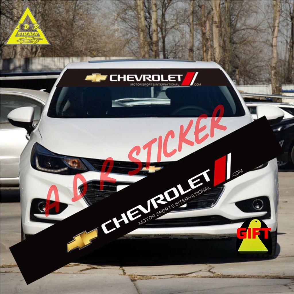 Jual STIKCER KACA CHEVROLET STICKER WINDSHIELD MOBIL CHEVROLET AL TIPE ...