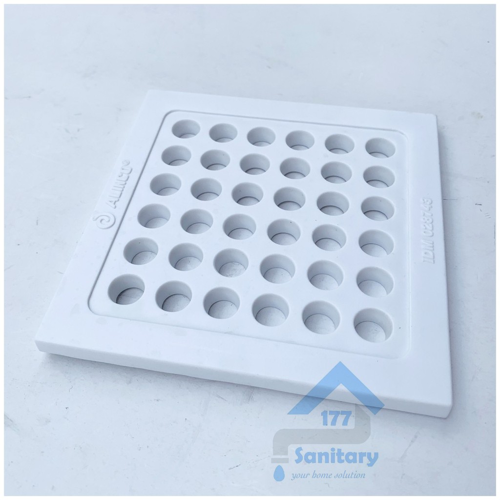 Jual Saringan Got Plat Plastik PVC ALinco Putih -Floor Drain plastic ...