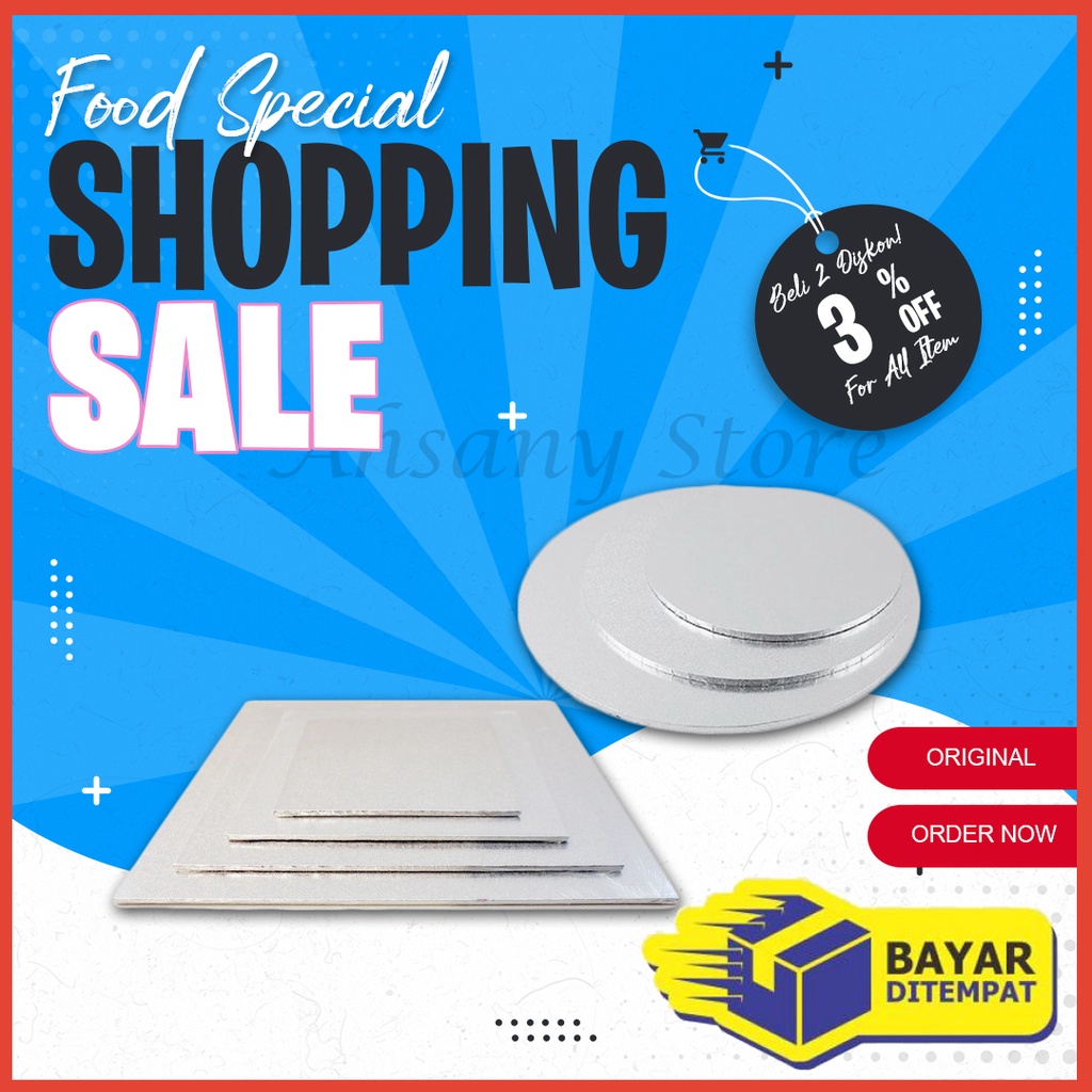 Jual Alas Kue Tart Ulang Tahun Cake Board Triplek | Shopee Indonesia