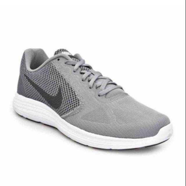 Jual NIKE Evolution 3 Men Running - Grey | Shopee Indonesia
