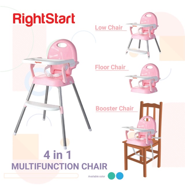 Jual Right start 4in1 highchair | Shopee Indonesia