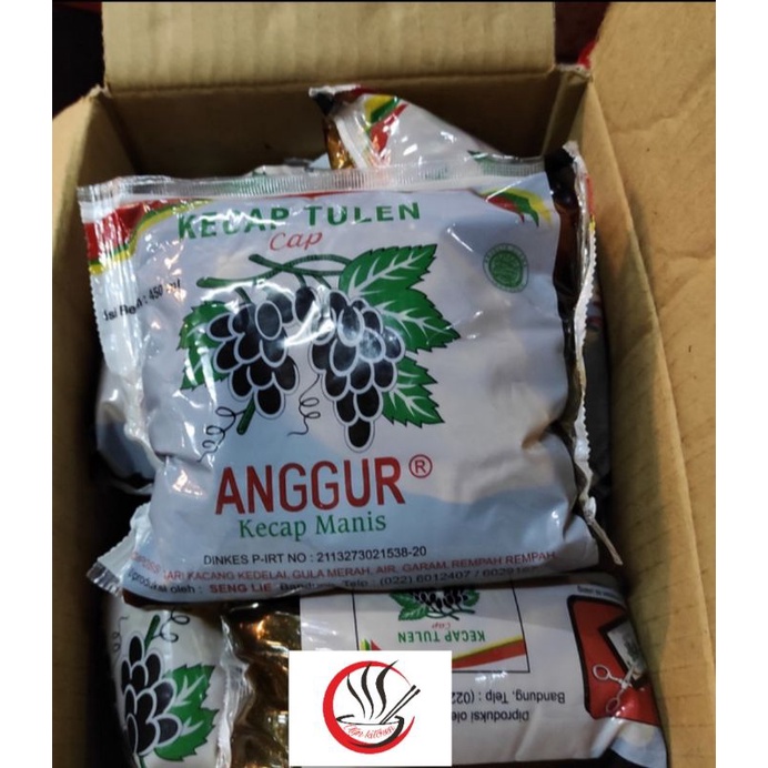 Jual KECAP CAP ANGGUR MANIS Refill Sachet 450ml Seng Lie Asli | Shopee ...