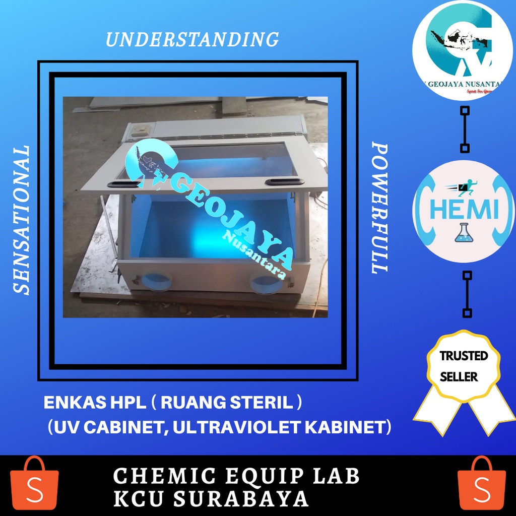 Jual ENKAS HPL ( RUANG STERIL ) (UV CABINET, ULTRAVIOLET KABINET ...