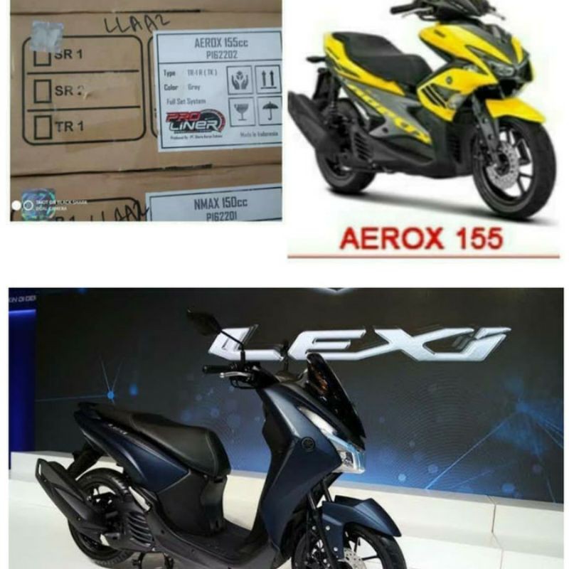 Jual Knalpot Proliner TR1 Short Titanium Aerox / Lexi Original | Shopee ...