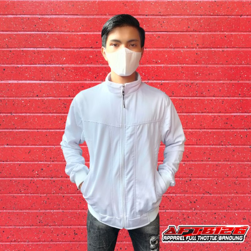 Jual jaket putih polos | Shopee Indonesia