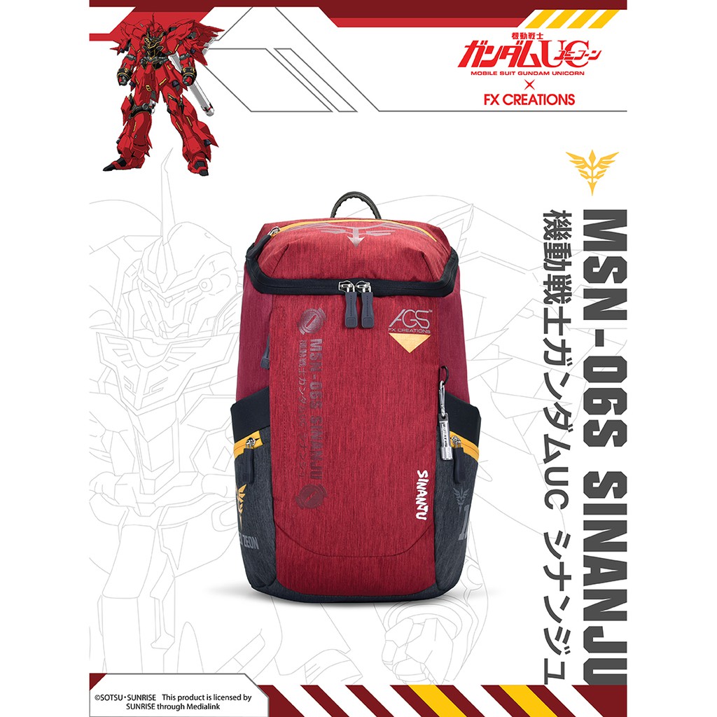 Jual GUNDAM x FX CREATIONS Backpack GUC76060AGS-89 SINANJU | Shopee ...