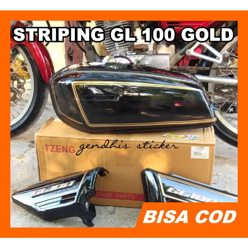 Jual Striping GL 100 Cacing Gold transparan / Skotlet GL 100 Gold ...