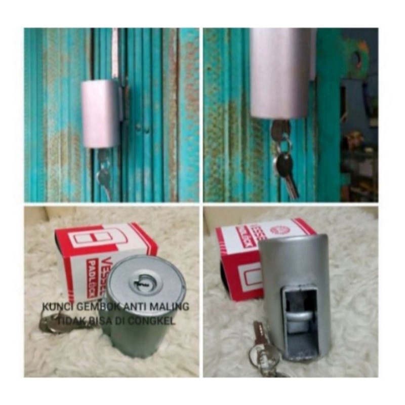 Jual Gembok tabung folding gate ( gembok ruko ) GEMBOK ANTI MALING ...