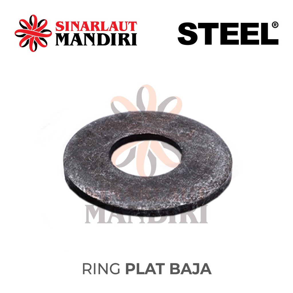Jual Ring Plat Baja / Flat Washer Baja / Plate Washer M16 (5/8) - Tebal ...