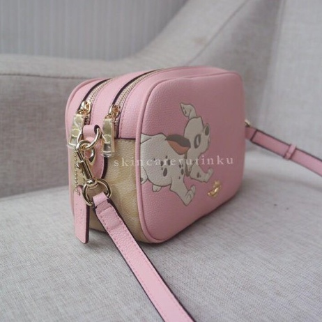 Jual MURAH Coach X Disney Thumper Camera Bag In Signature Pink ...