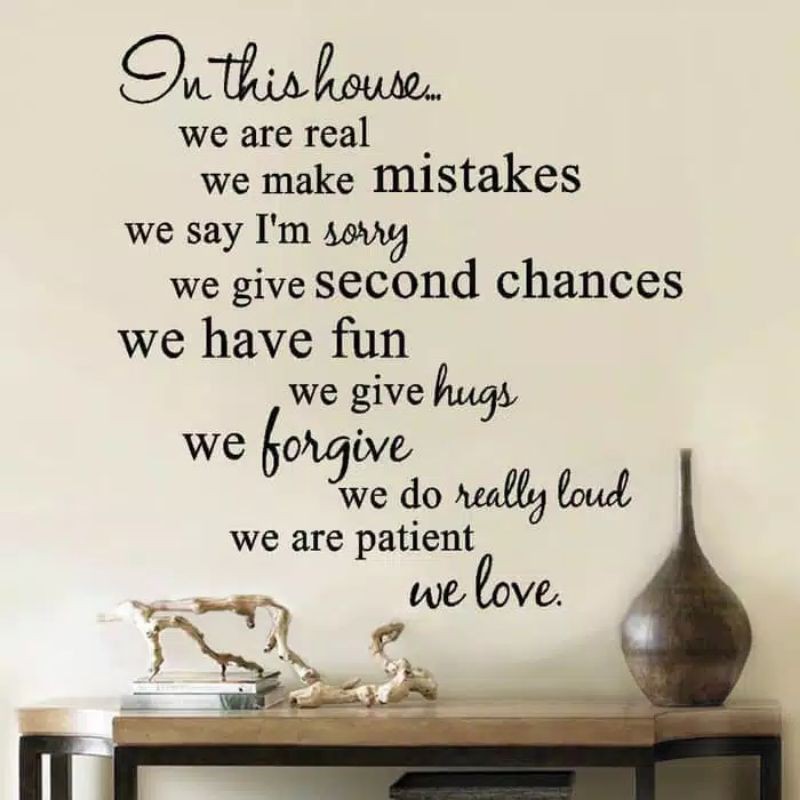 Jual Cutting Sticker Dekorasi Hiasan Dinding Rumah Kantor Quotes Tangga ...